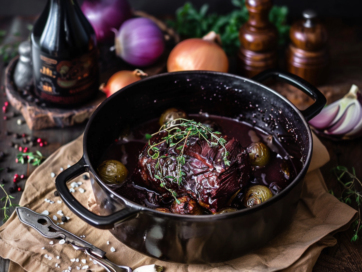 Rehbraten in Rotweinsauce - TASTE EXPLORER - Ich liebe Essen!