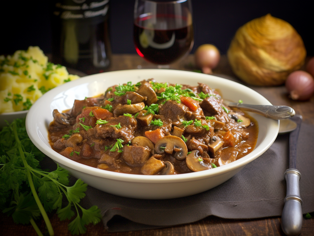 Ragout vom Reh mit Pilzen und Rotwein - TASTE EXPLORER - Ich liebe Essen!